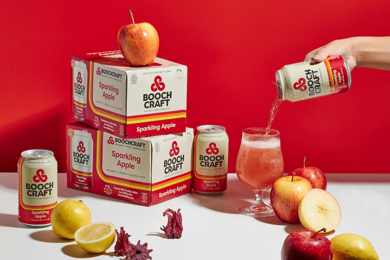 Boochcraft Organic Hard Kombucha | Crafted with Real Fruit