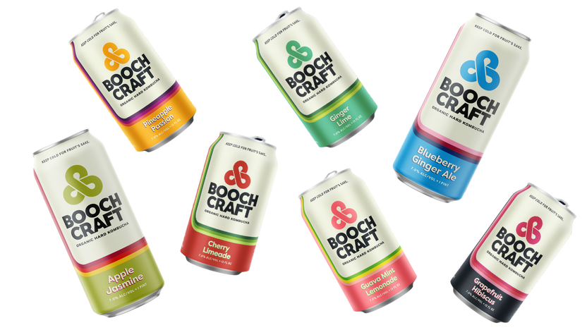 Boochcraft Organic Hard Kombucha | Crafted with Real Fruit
